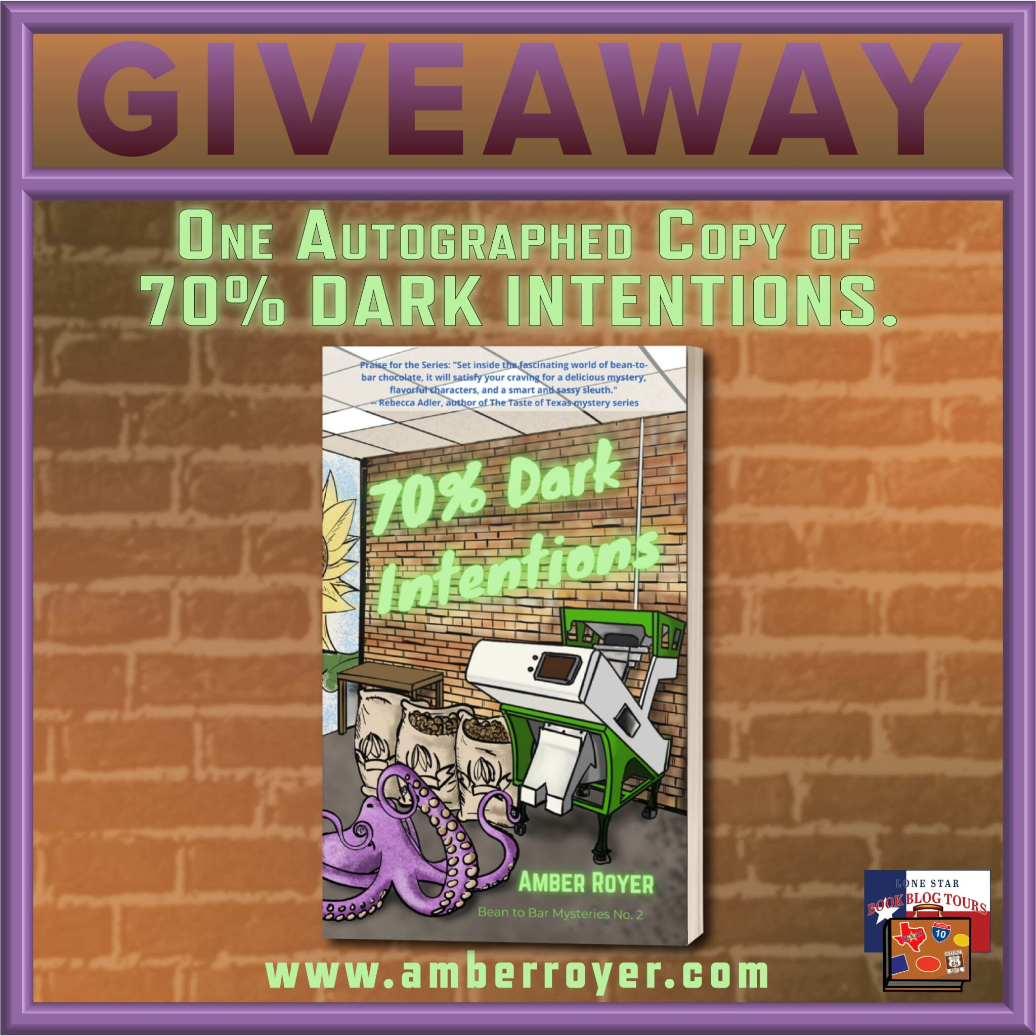 Spotlight with Giveaway: 70% Dark Intentions, by Amber Royer | Bibliotica