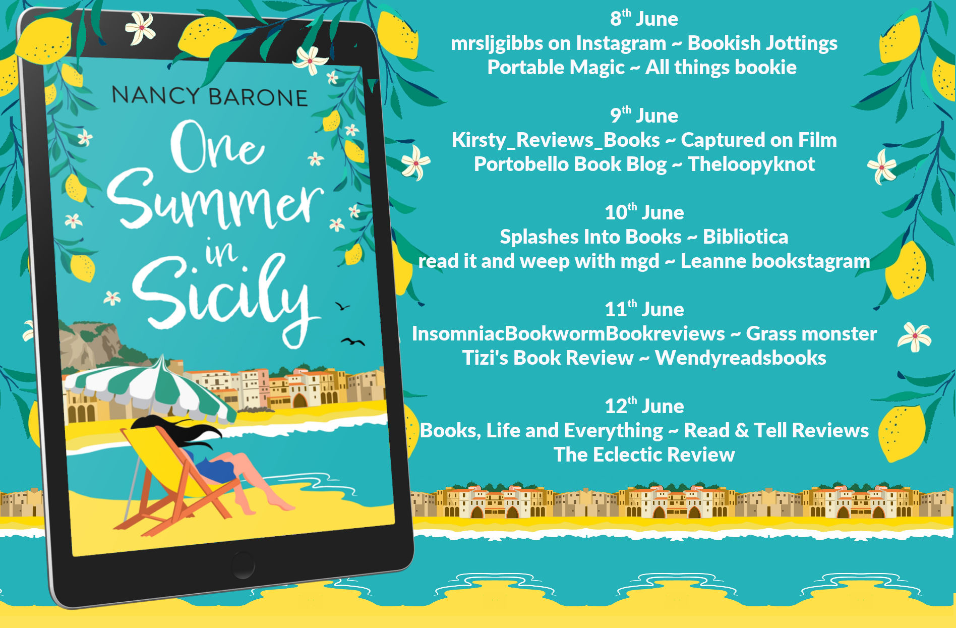 Book #Review: One Summer in Sicily by Nancy Barone | Bibliotica